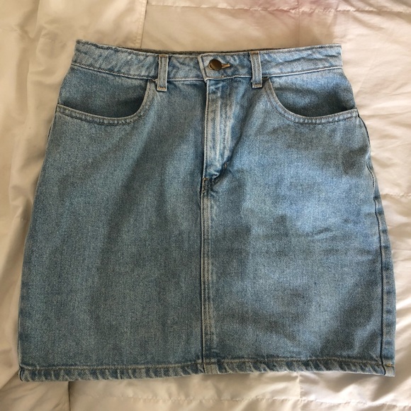 American Apparel | Skirts | Aa Denim Skirt Sold | Poshmark